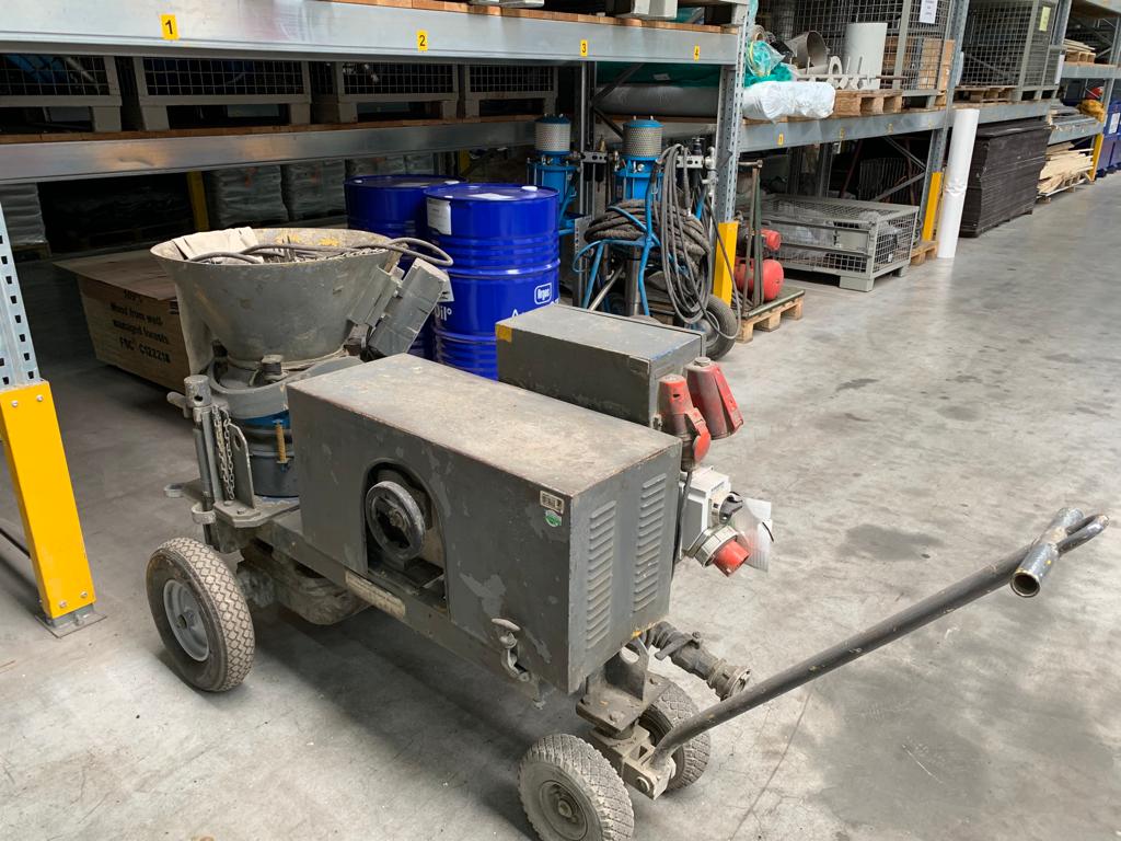 Meyco Piccola dry gunning machine - VTG